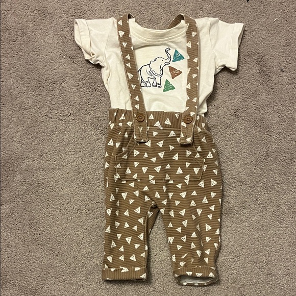 wonder nation | Bottoms | Wonder Nation Tan Overalls With White Accents ...